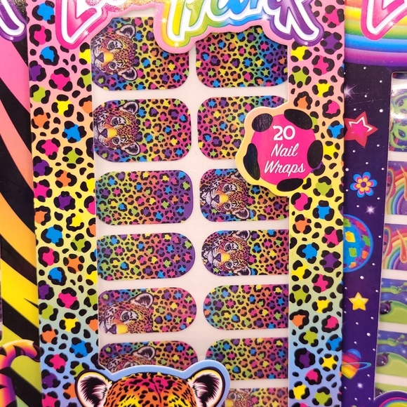 Lisa Frank Nail Wraps